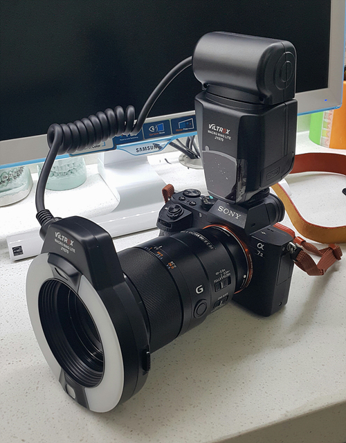 [ A7 ii ] FE90마에 사용하려고 링플래시 구입했습니다. ( 사진 ) - 소니 Talk