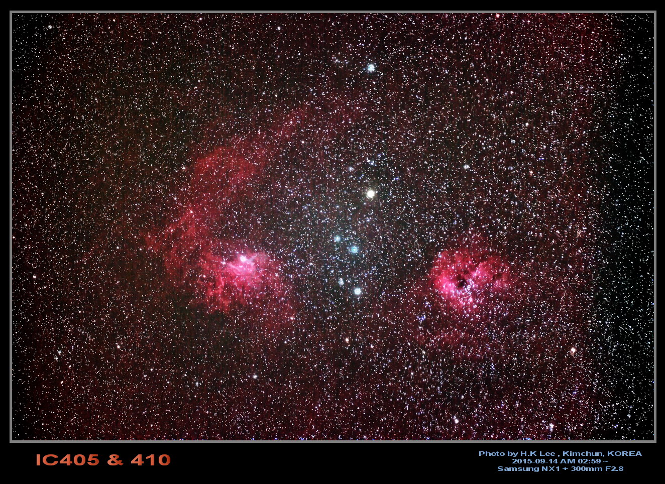 마차부자리(Auriga) IC405&410 - 팝코넷 | 포토 갤러리
