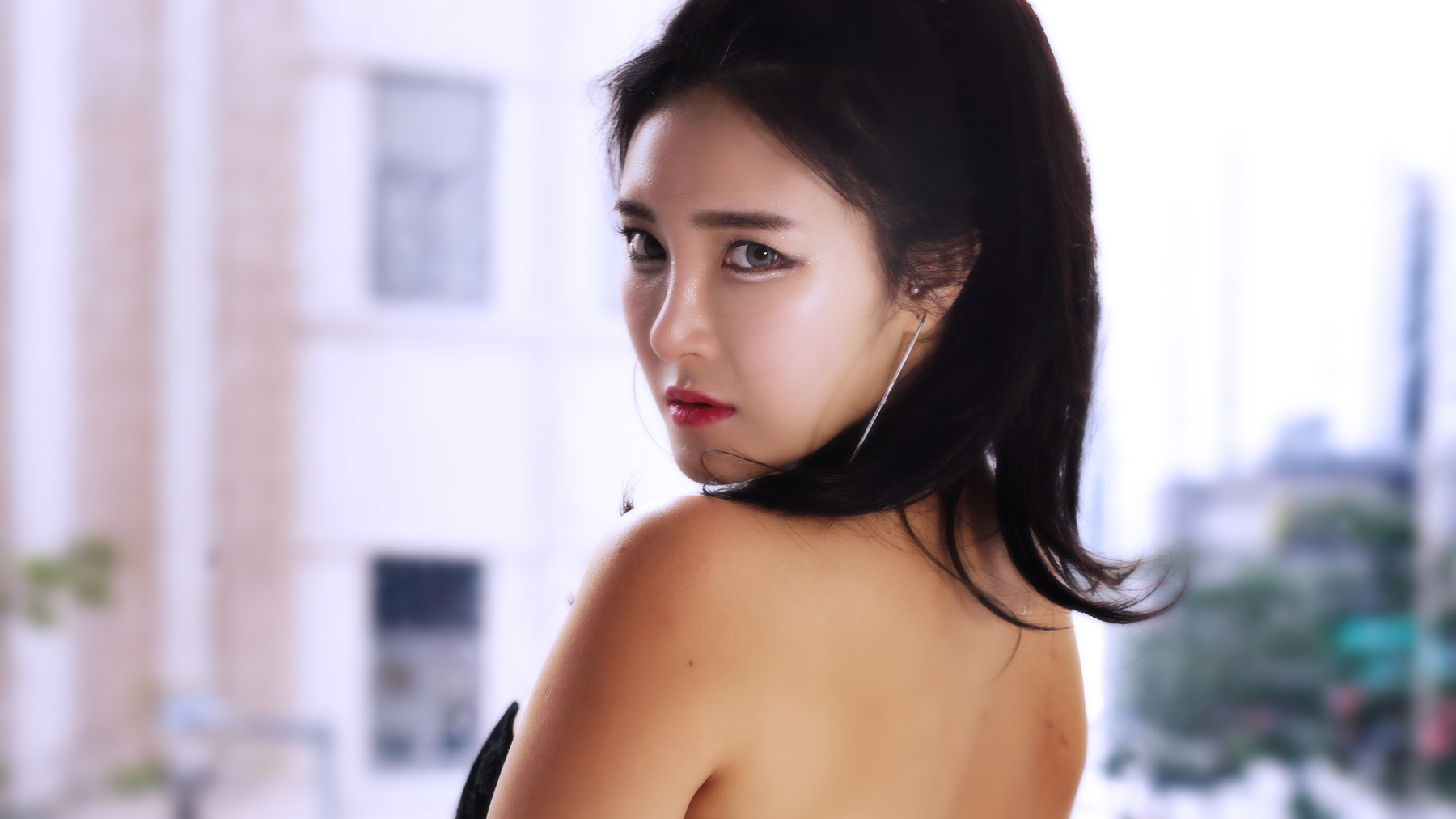 이쁜 모델 올리아