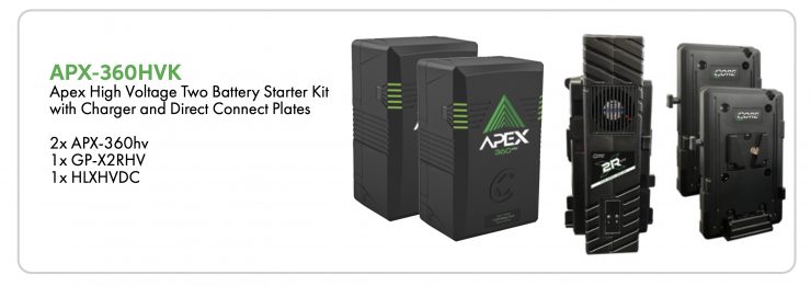 Core SWX, 조명용 배터리 APEX 360